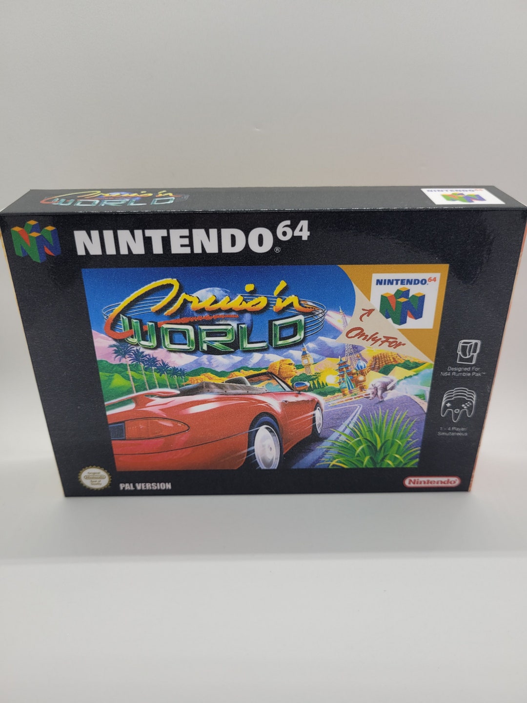 Cruis'n World N64 Repro Box Superior Quality - Etsy