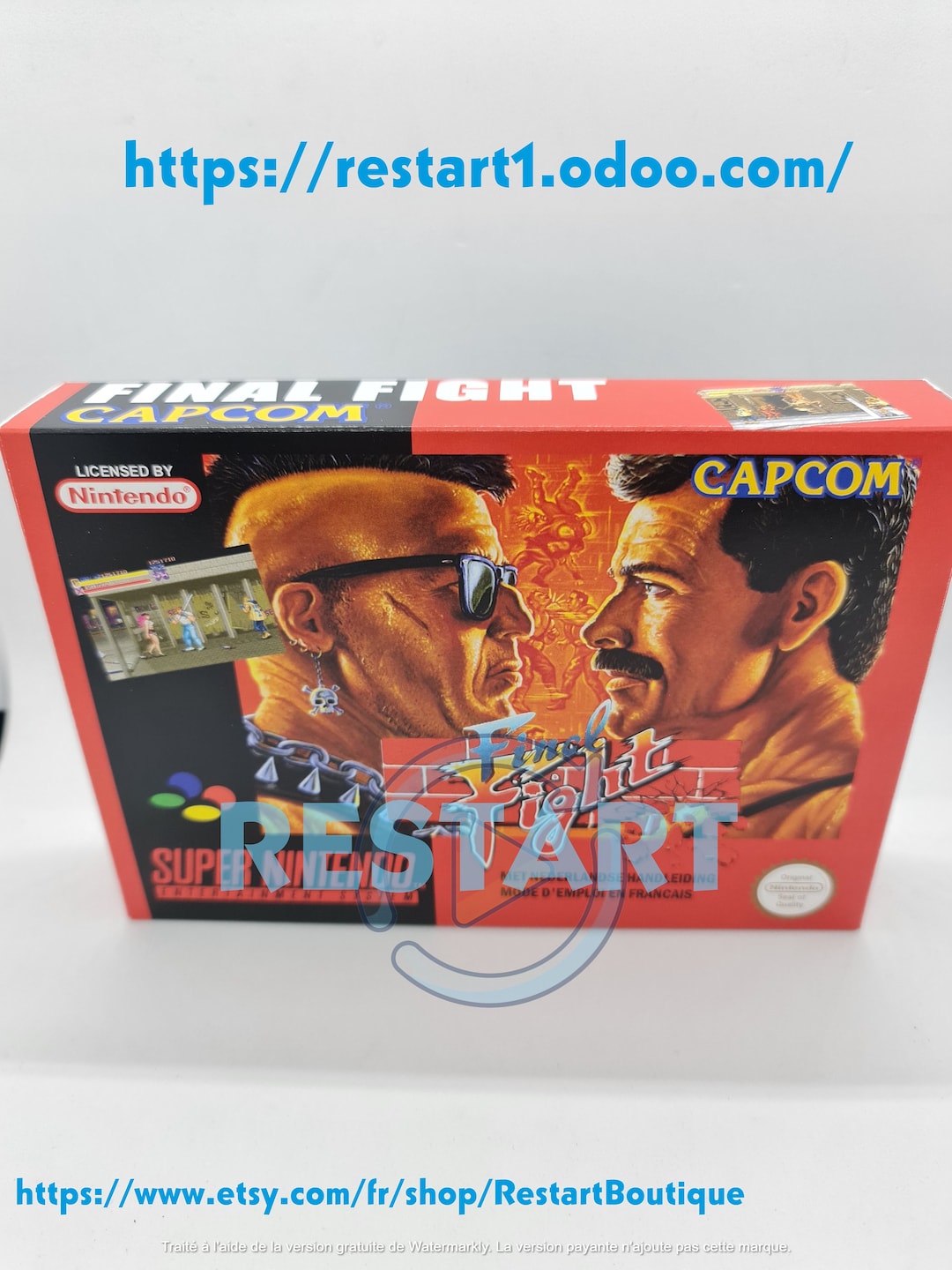 Final Fight SNES Repro Box Premium Quality - Etsy