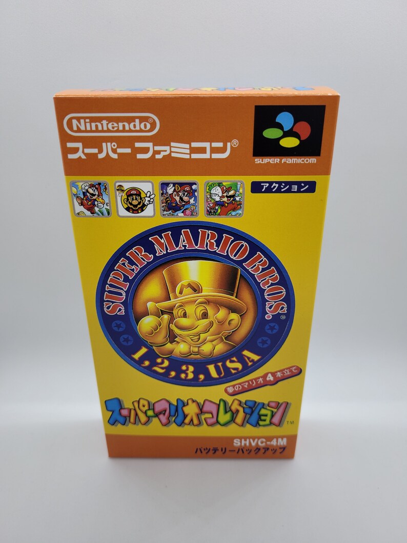 Super Mario All Stars SNES Repro Box Superior Quality - Etsy
