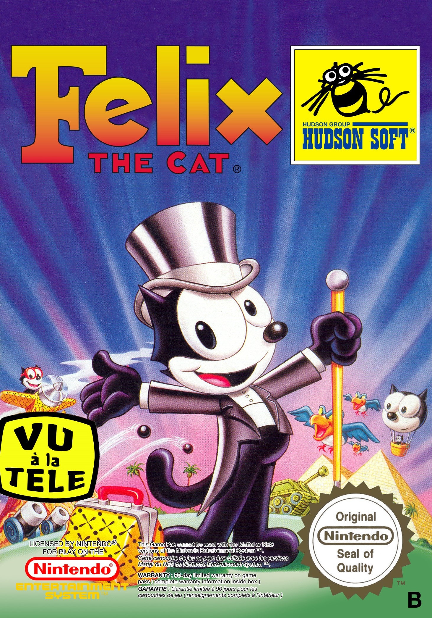 Felix the Cat NES Repro Box Superior Quality - Etsy