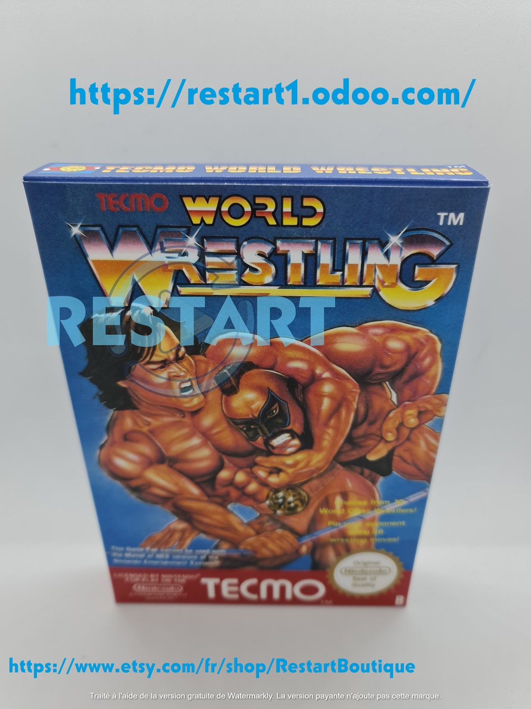 Tecmo World Wrestling NES Repro Box Premium Quality - Etsy UK