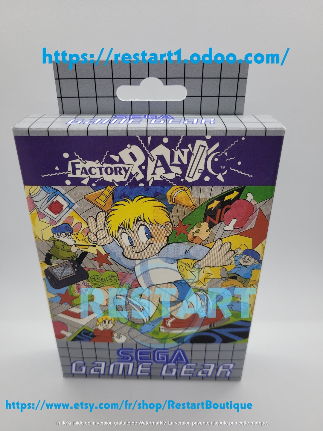 Factory Panic SEGA Game Gear Repro Box Top Quality - Etsy