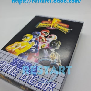 Mighty Morphin Power Rangers SEGA Game Gear Repro Box Top Quality - Etsy