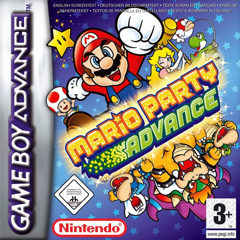 Mario Party Advance GBA Repro Box Superior Quality - Etsy