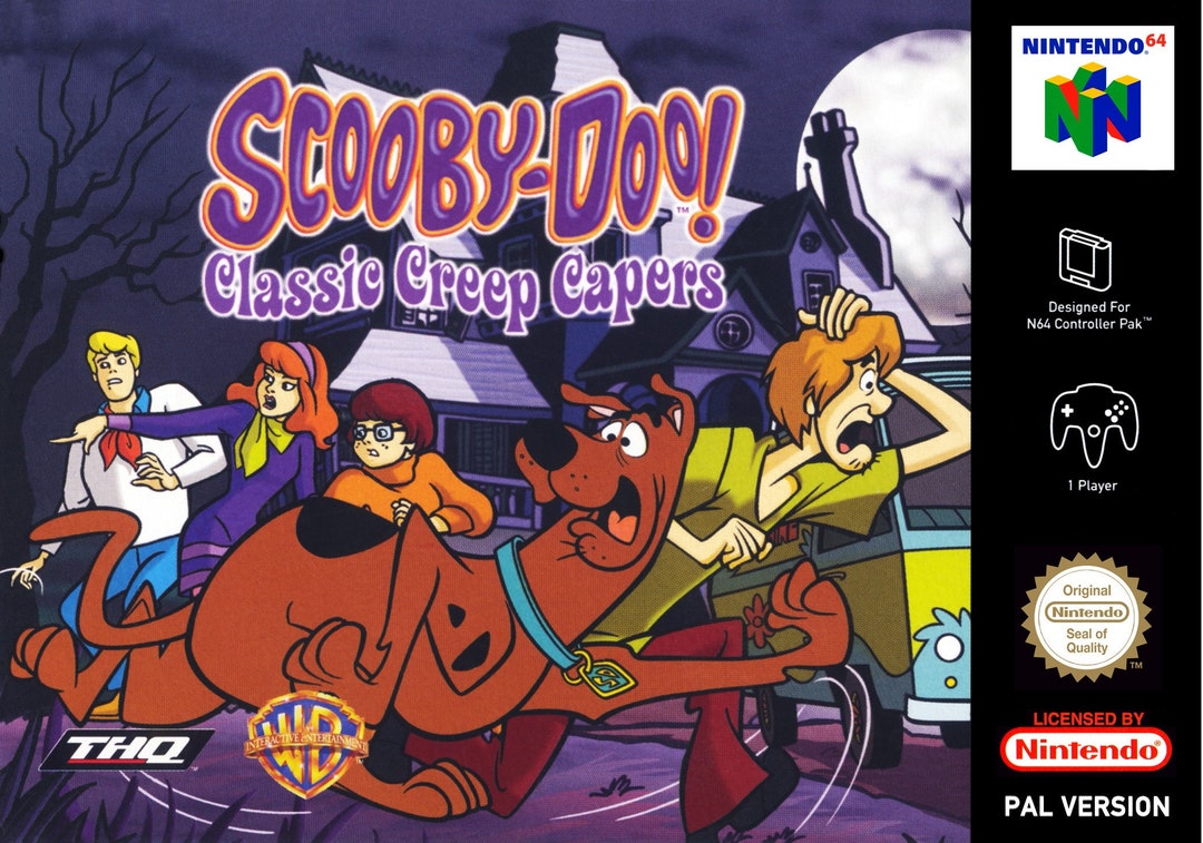 Scooby Doo Classic Creep Capers N64 Boîte Repro Qualité Supérieure - Etsy