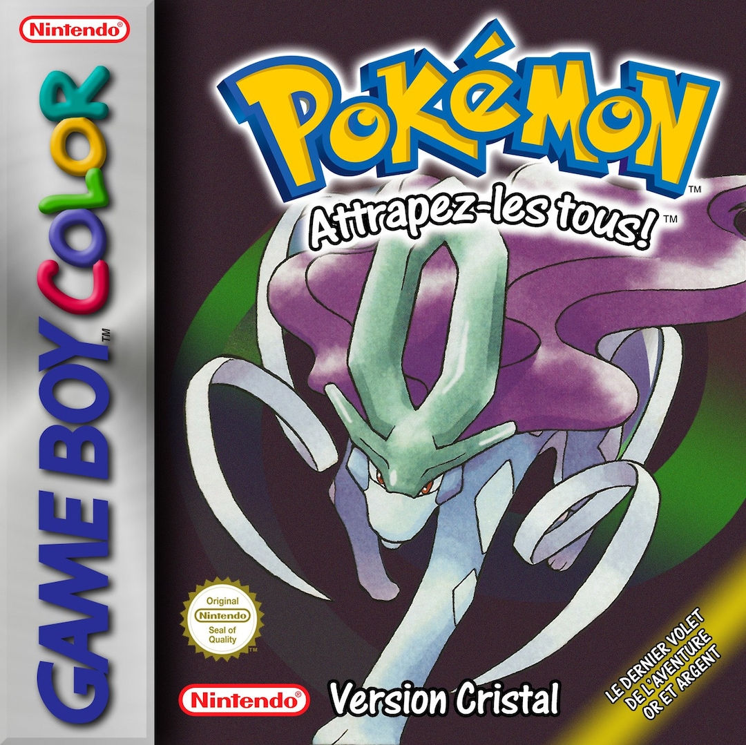 Pokemon Crystal Version GBC Repro Box Superior Quality - Etsy