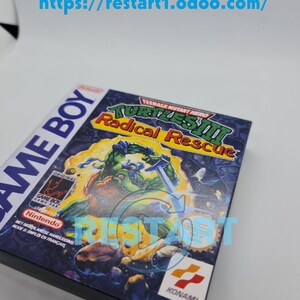 Teenage Mutant Hero Turtles 3 Radical Rescue Ninja Turtle GB Repro Box ...