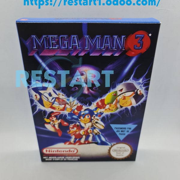 Mega Man 3 Box - Etsy