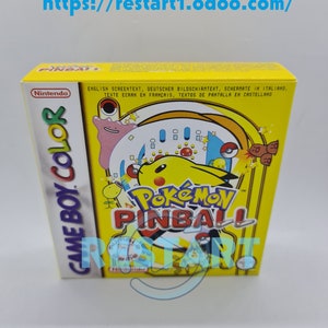 Pokemon Pinball GBC Repro Box Premium Quality - Etsy