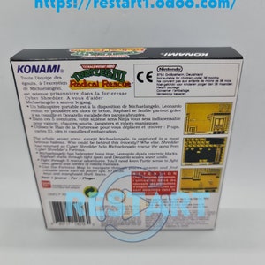 Teenage Mutant Hero Turtles 3 Radical Rescue Ninja Turtle GB Repro Box ...