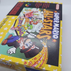 Super Mario All Stars SNES Repro Box Superior Quality - Etsy