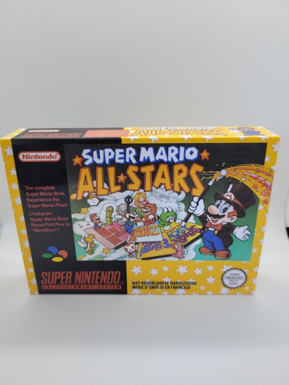 Super Mario All Stars SNES Repro Box Superior Quality - Etsy