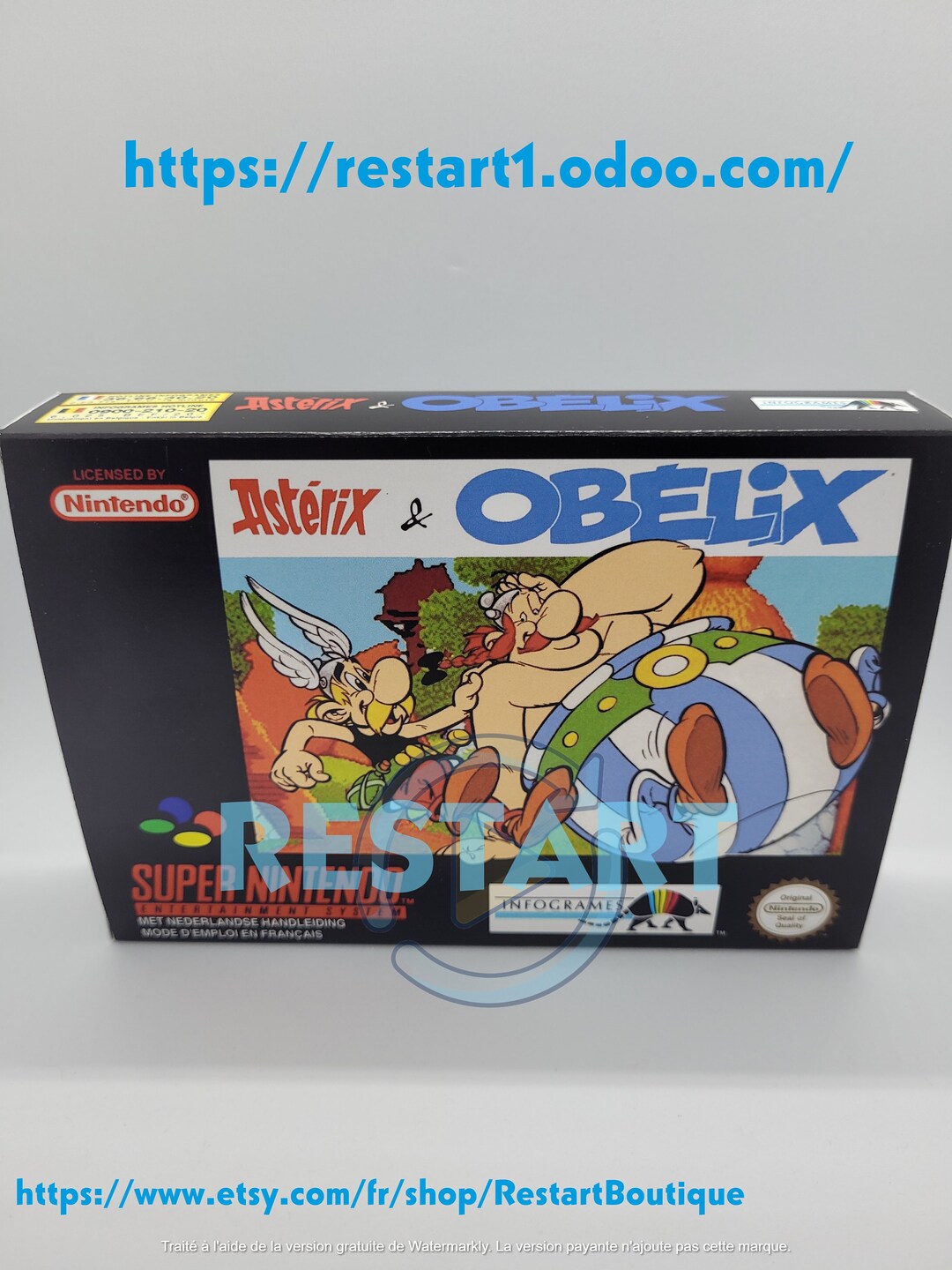 Asterix & Obelix SNES Repro Box Premium Quality - Etsy