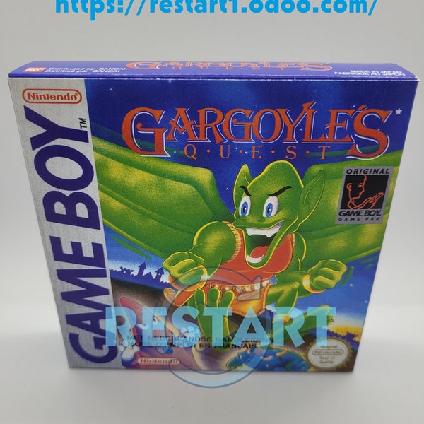 Gargoyles Gameboy Box - Etsy