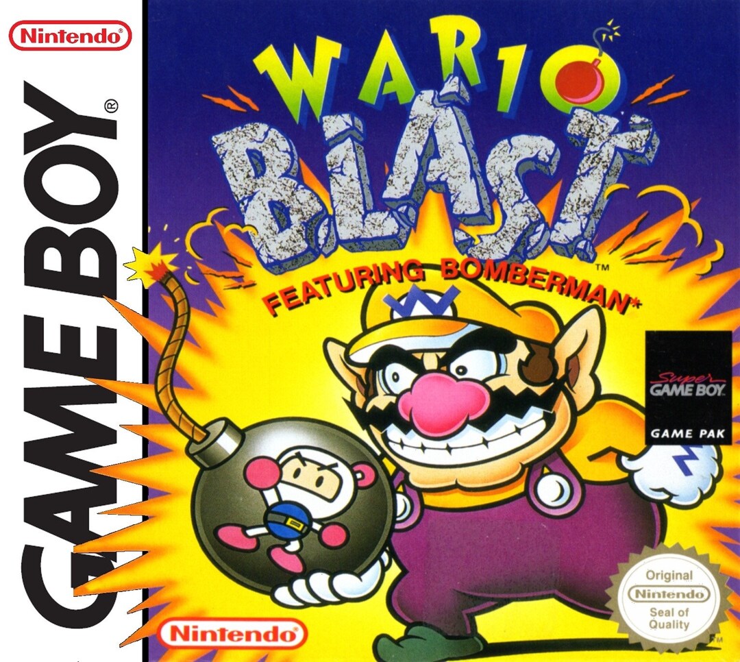 Wario Blast Super Mario Land 3 GB Repro Box Superior Quality - Etsy