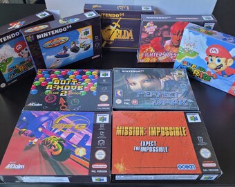 Nintendo 64 Game Box - Etsy