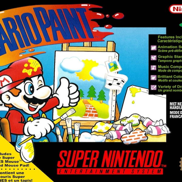 Mario Paint Box - Etsy