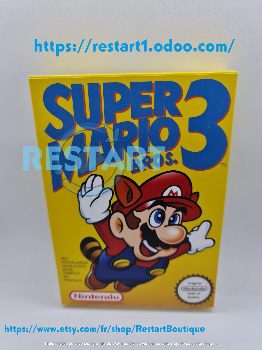 Super Mario Bros 3 NES Repro Box Top Quality - Etsy