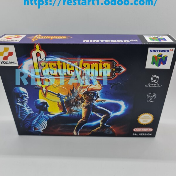 Castlevania N64 Box - Etsy