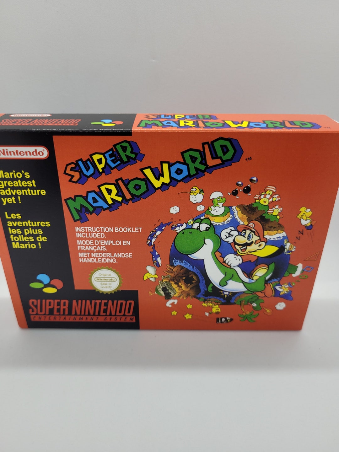 Super Mario World SNES Repro Box Premium Quality - Etsy Australia