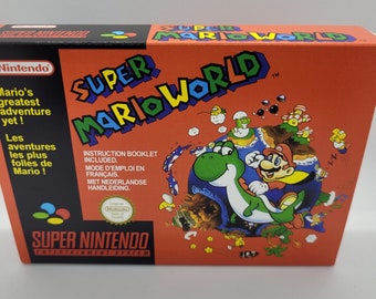 Super Mario World Snes Box - Etsy