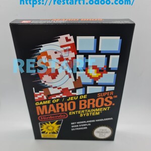 Super Mario Bros NES Repro Box Top Quality - Etsy