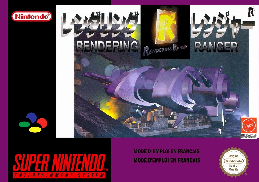 Rendering Ranger R2 SNES Repro Box Superior Quality - Etsy