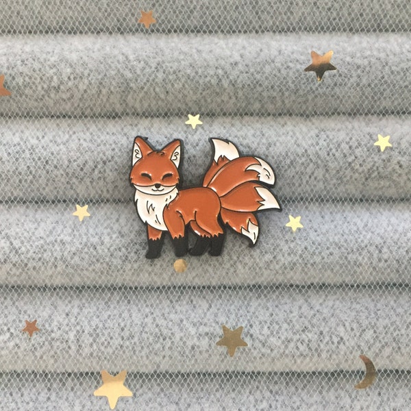 Fox Enamel Pin - Etsy