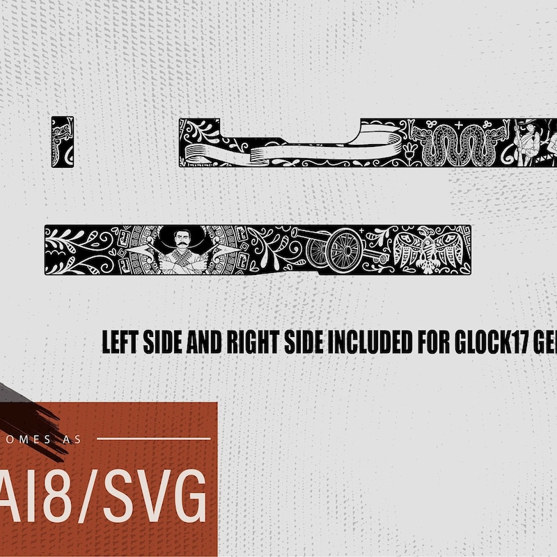 Glock 17 Template - Etsy
