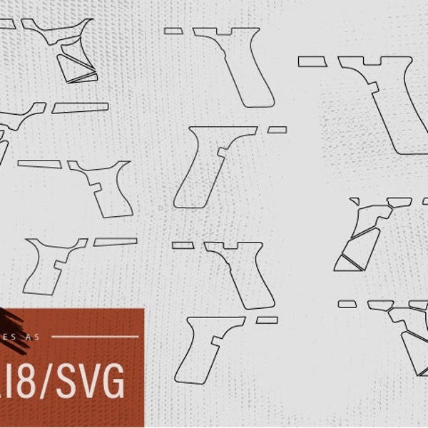 Glock Laser Template - Etsy