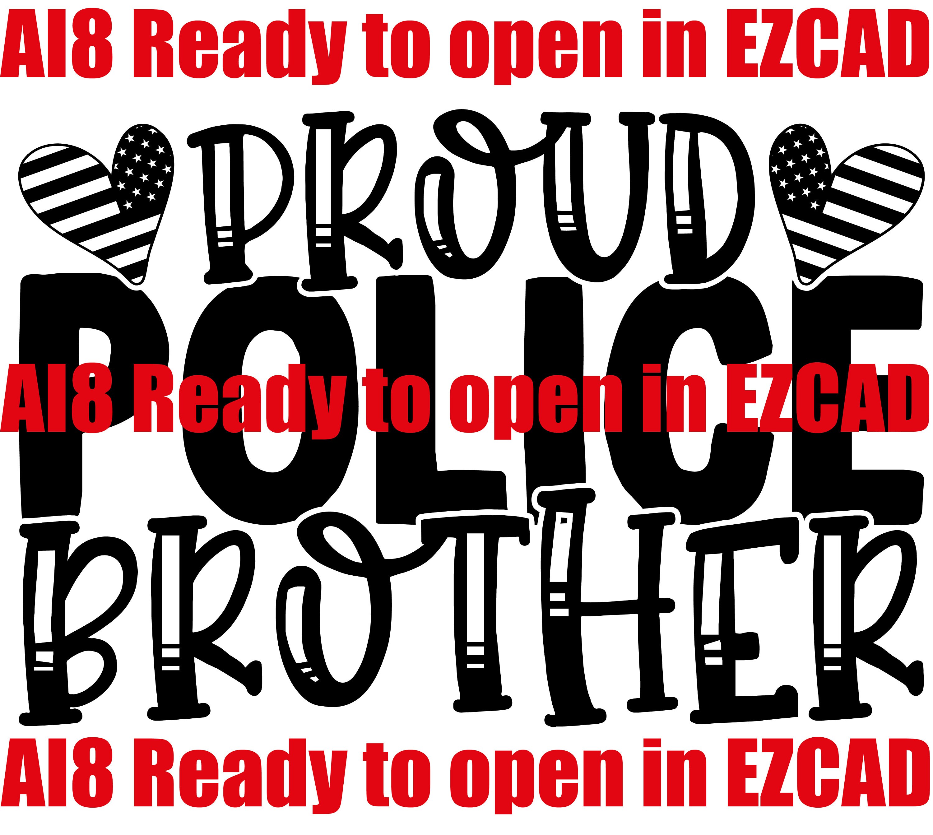 Police Logo Digital File as AI8 Ready to Open in EZCAD File - Etsy