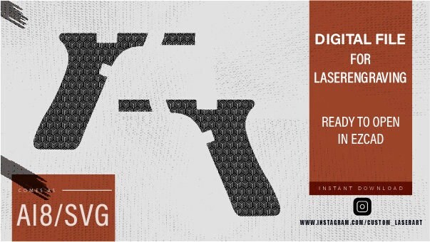 AI8 Vector for Glock 17 Gen 5 Laser Filespistol Pattern Gun - Etsy