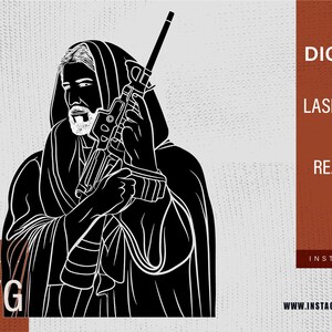 Instant Digital Download Jesus AK47 SVG AI8 Clipart,catholic Svg File ...