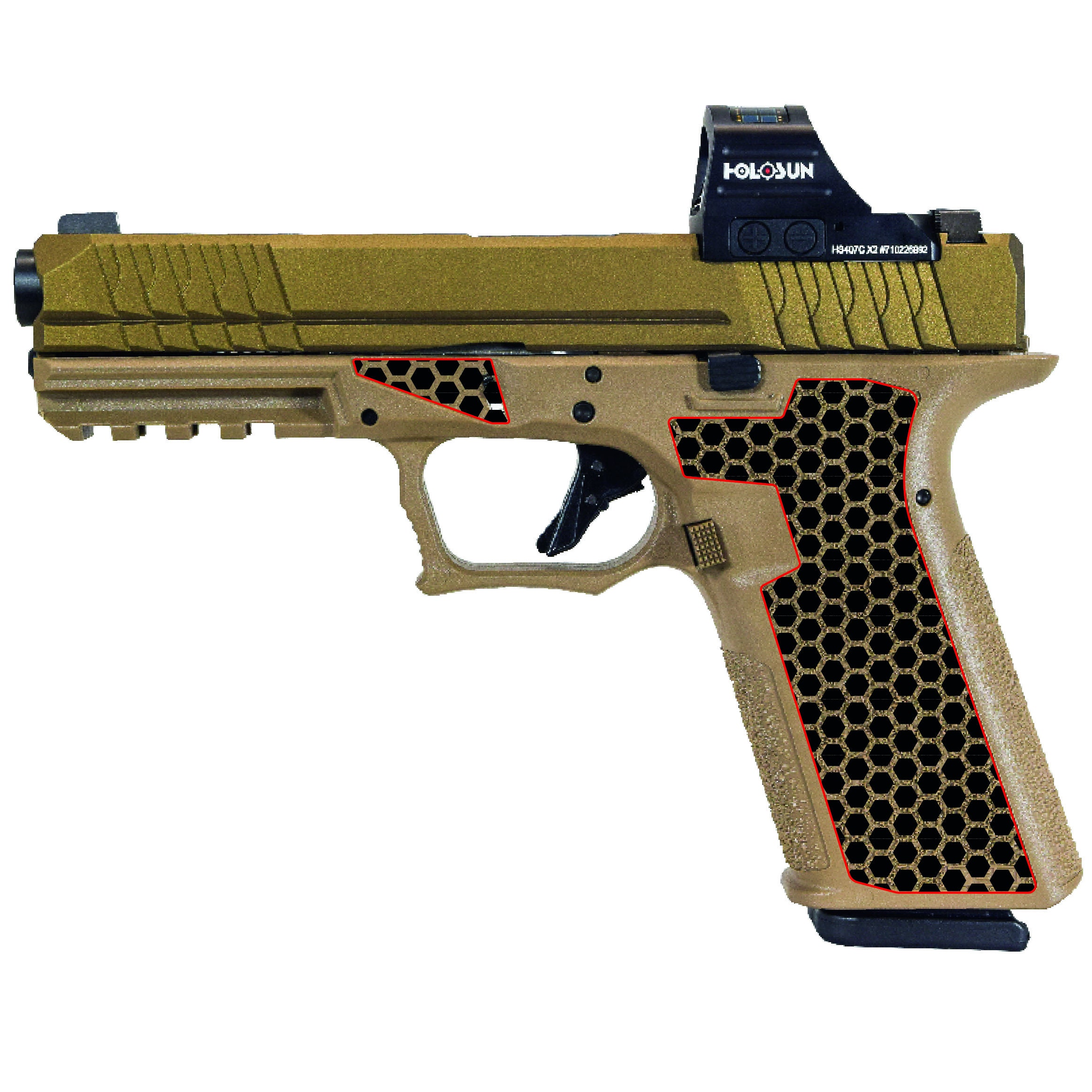 AI8 Laser Files Fits Glock 17 P80 PFS9 Pattern Gun Stipple - Etsy