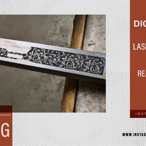 For Glock 17 Gen5 Laser File Ai8,pistol Slide BAROQUE Scroll Pattern ...