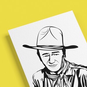 Digital Download SVG John Wayne File for Ezcad,laserengraving and ...