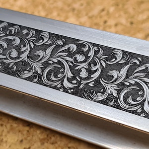 For Glock 17 Gen5 Laser File Ai8,pistol Slide BAROQUE Scroll Pattern ...