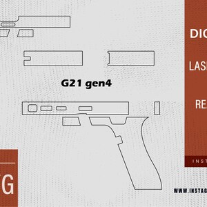 SVG Bundle Outlines for Glock Gripslaserstippling File to - Etsy