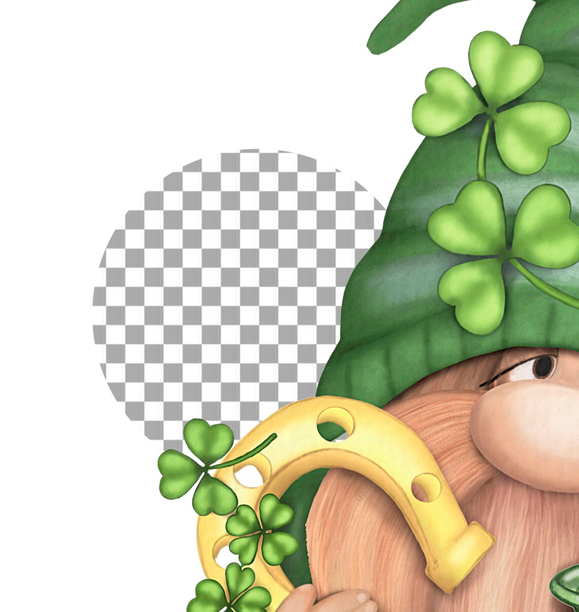 St Patricks Day Gnomes PNG Clipart Shamrock Horseshoe - Etsy