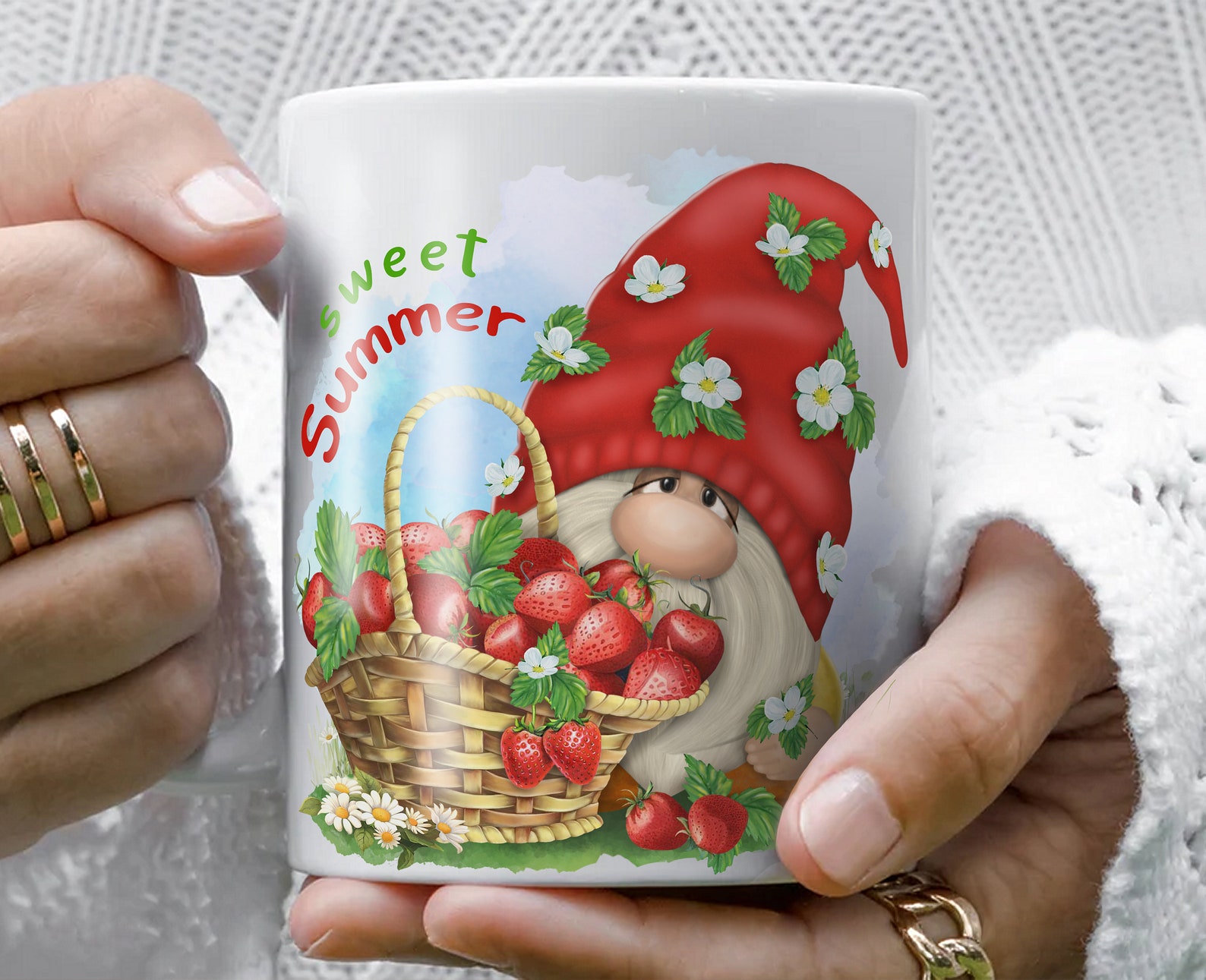 Strawberry Gnome PNG Clipart Summer Cute Gonk Sublimation Waterslide ...