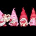 Valentine Gnomes PNG Clipart Pink Gonk Valentine Romantic Love Cute ...