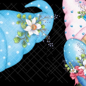 Spring Gnome PNG Easter Clipart Cute Gonk Decal Tumbler Sublimation ...