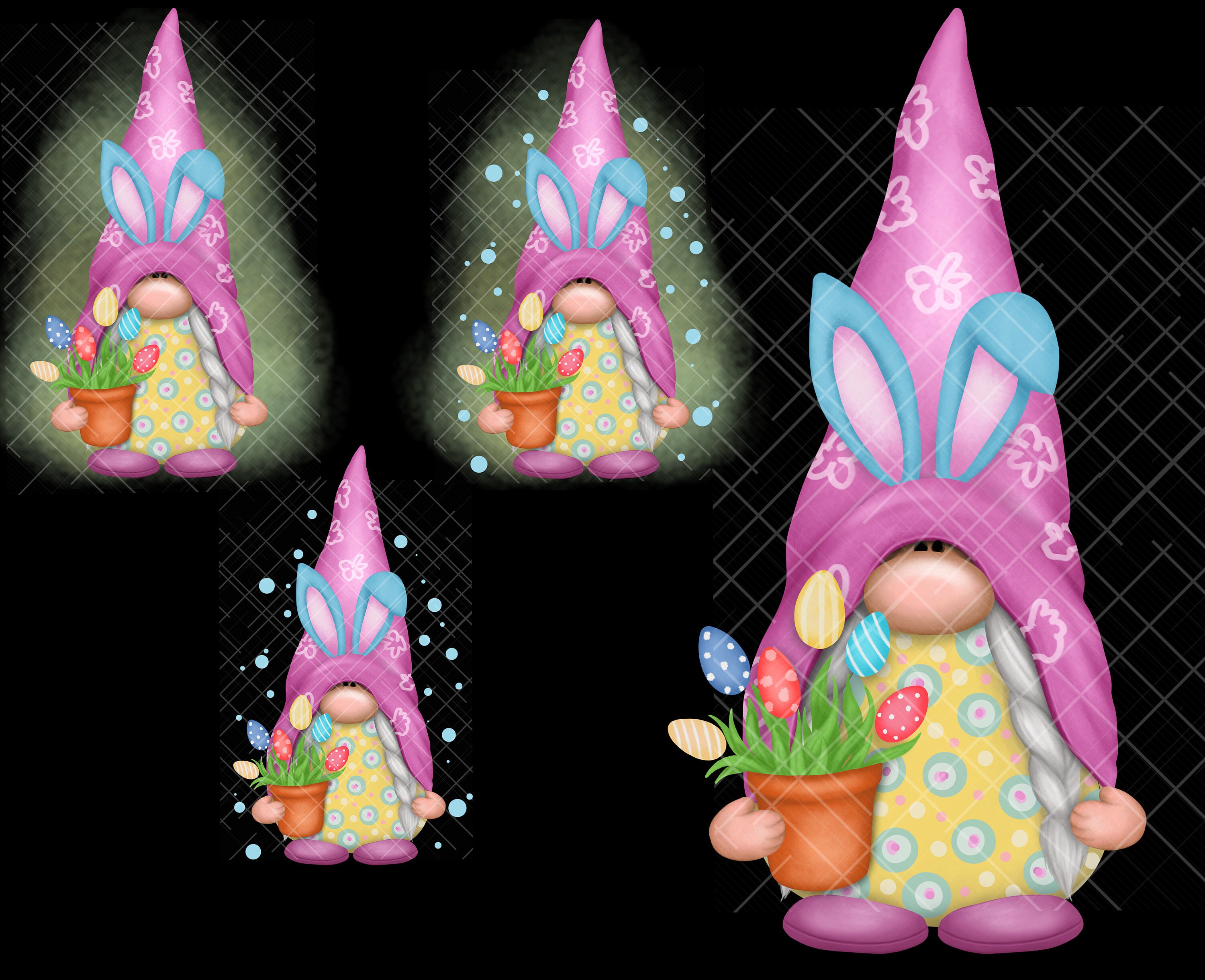Easter Gnome PNG Clipart Spring Cute Gonk Decal Tumbler - Etsy