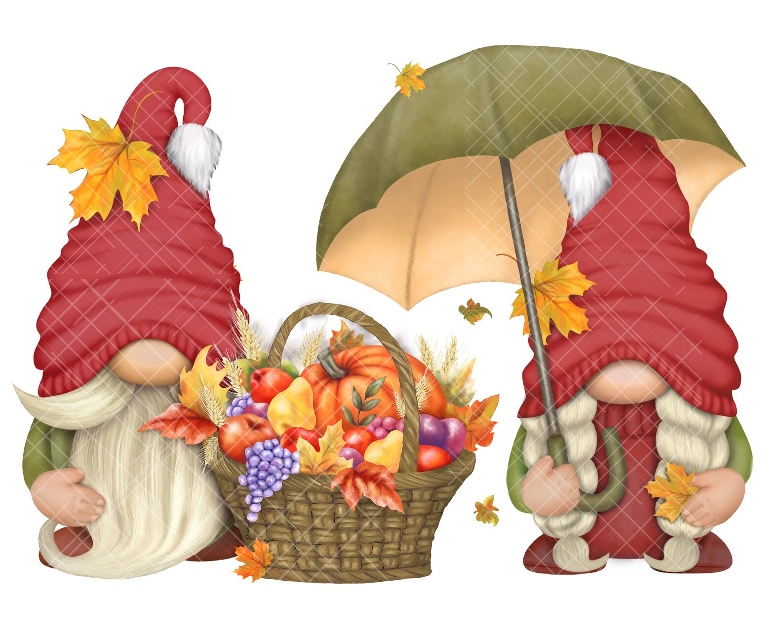 Fall Gnomes PNG Clipart Autumn Gonk Cute Waterslide Turkey - Etsy