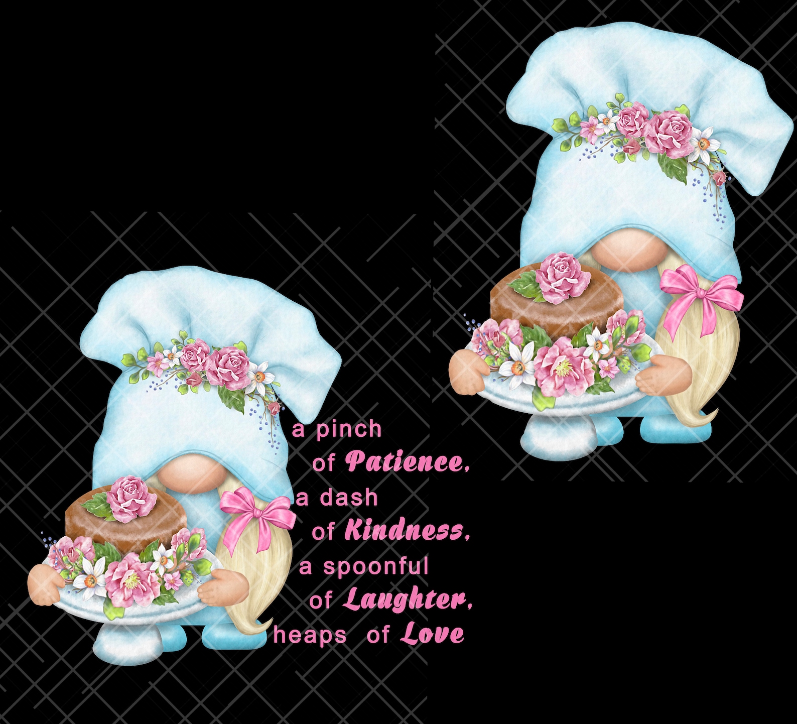 Baking Gnome PNG Cute Gonk Clipart Apron Funny Bakery Chef - Etsy