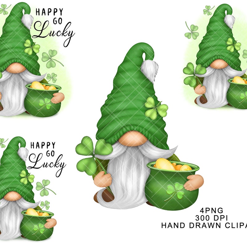 St Patricks Day Gnome Png - Etsy