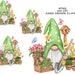 Garden Gnome PNG Spring Clipart Cute Gonk Decal Tumbler Green ...