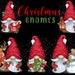 Christmas Gnomes PNG Clipart Cute Gonk Digital Watercolor Nordic Winter ...