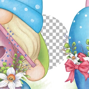 Spring Gnome PNG Easter Clipart Cute Gonk Decal Tumbler Sublimation ...