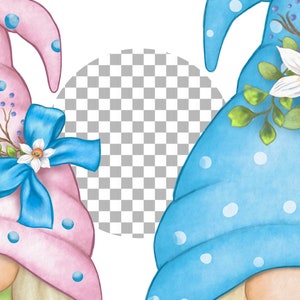 Spring Gnome PNG Easter Clipart Cute Gonk Decal Tumbler Sublimation ...